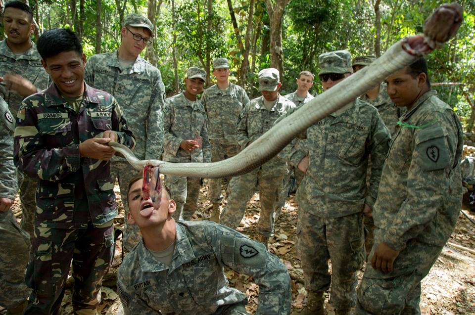 LOOK: US soldiers learn jungle survival, tactics | ABS-CBN News